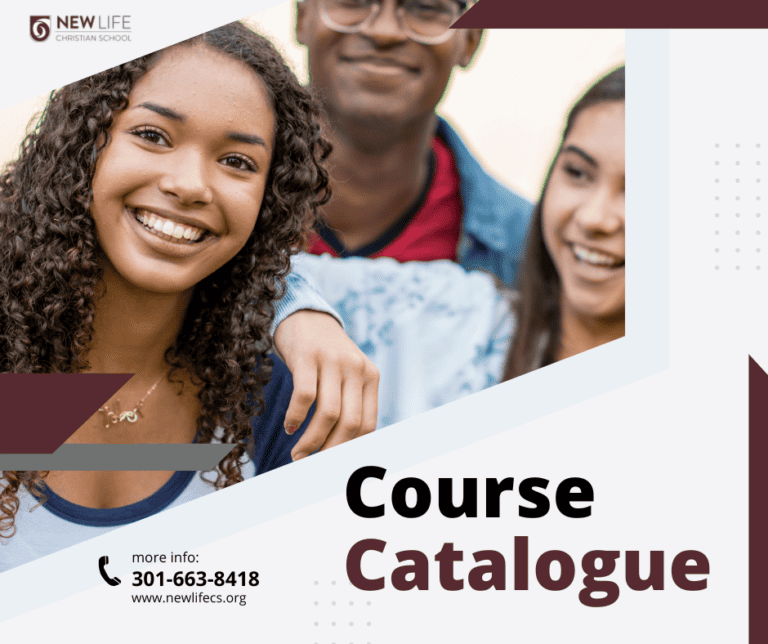 High School Course Offerings at New Life Christian School